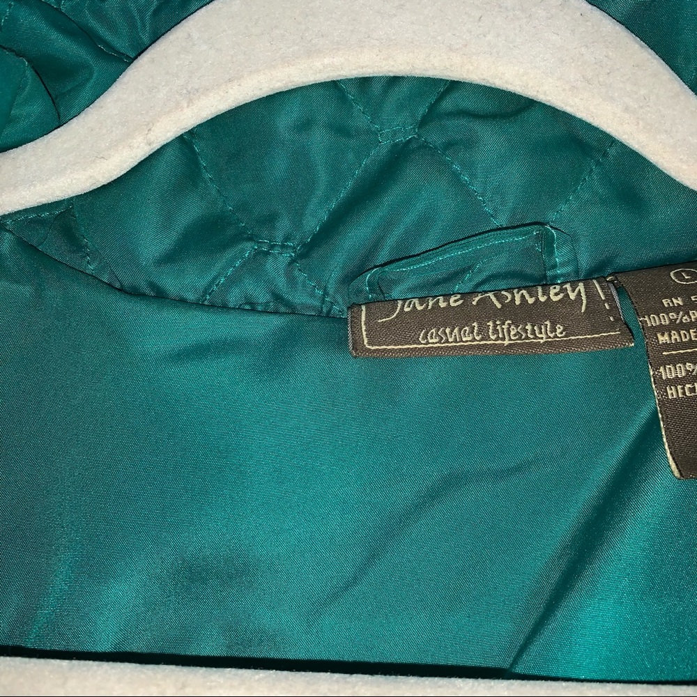 Jane Ashley Teal Quilted Coat - Gem